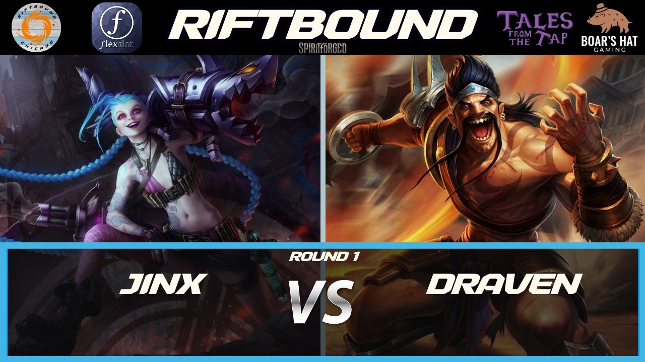 Jinx VS Draven [Riftbound Gameplay Round 1] - YouTube