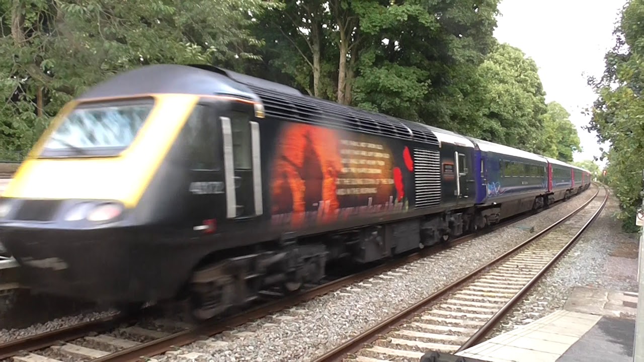 GWR HST no's: 43145-43172 @ Keysham {1A28} 21/08/2017. - YouTube