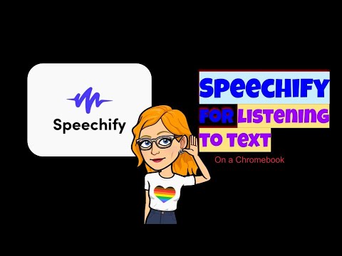 How to Use Speechify on a Chromebook for Teachers and Students - YouTube