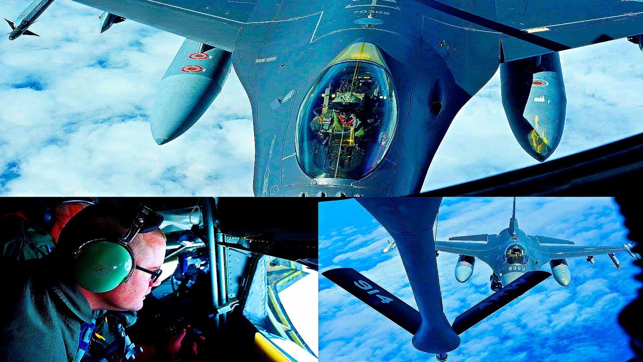 Niagara ARS Refuels F-16s in Epic Aerial Mission | Operation Bison ...