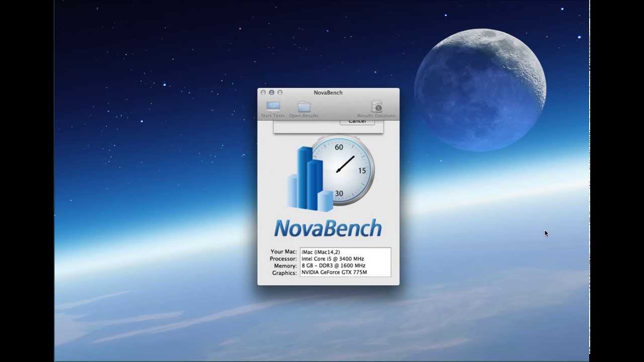 Late 2013 27" iMac NovaBench Benchmark Test - YouTube
