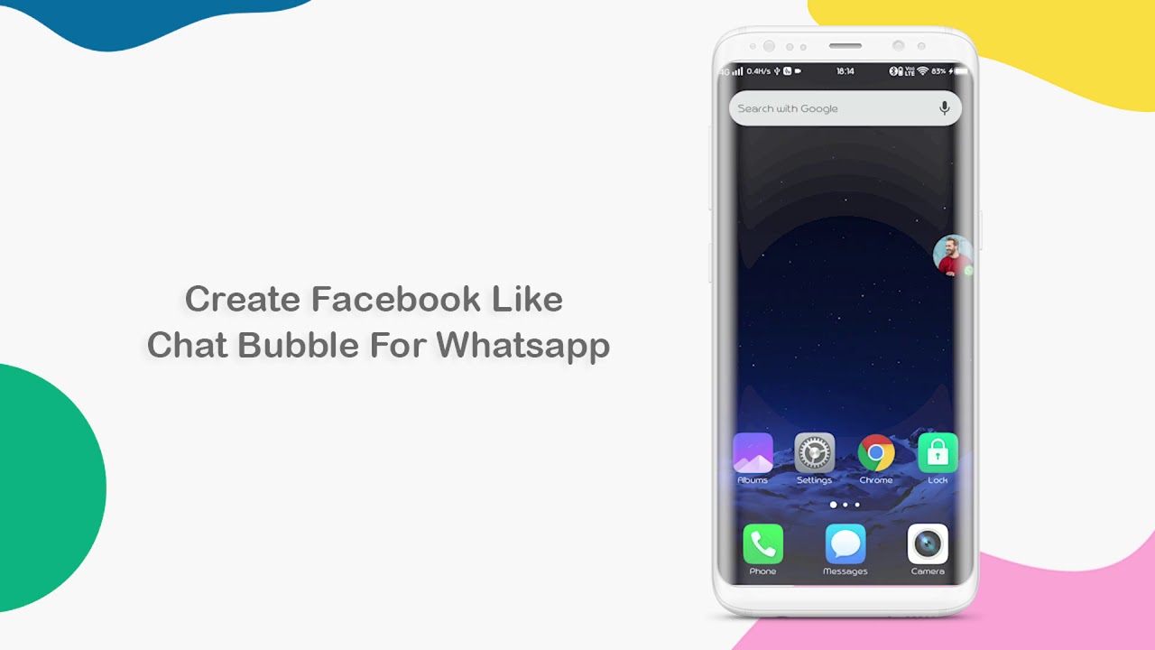 WhatsBubble creates chat bubbles/chat heads for WhatsApp. - YouTube
