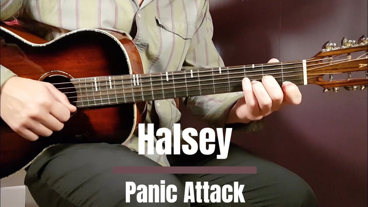 How to play Halsey - Panic Attack // Acoustic Guitar Lesson - Tutorial ...