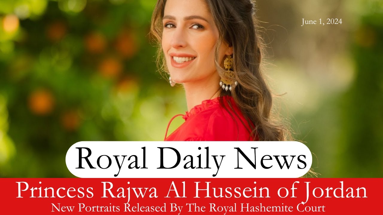 Princess Rajwa Al Hussein of Jordan: Stunning New Portraits Released By ...