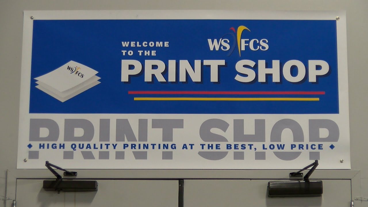 WS/FCS Print Shop Provides Valuable Lesson To Students About Trade ...