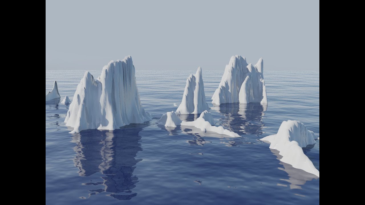 How to use Displacement to get a height map to make a landscape in ...