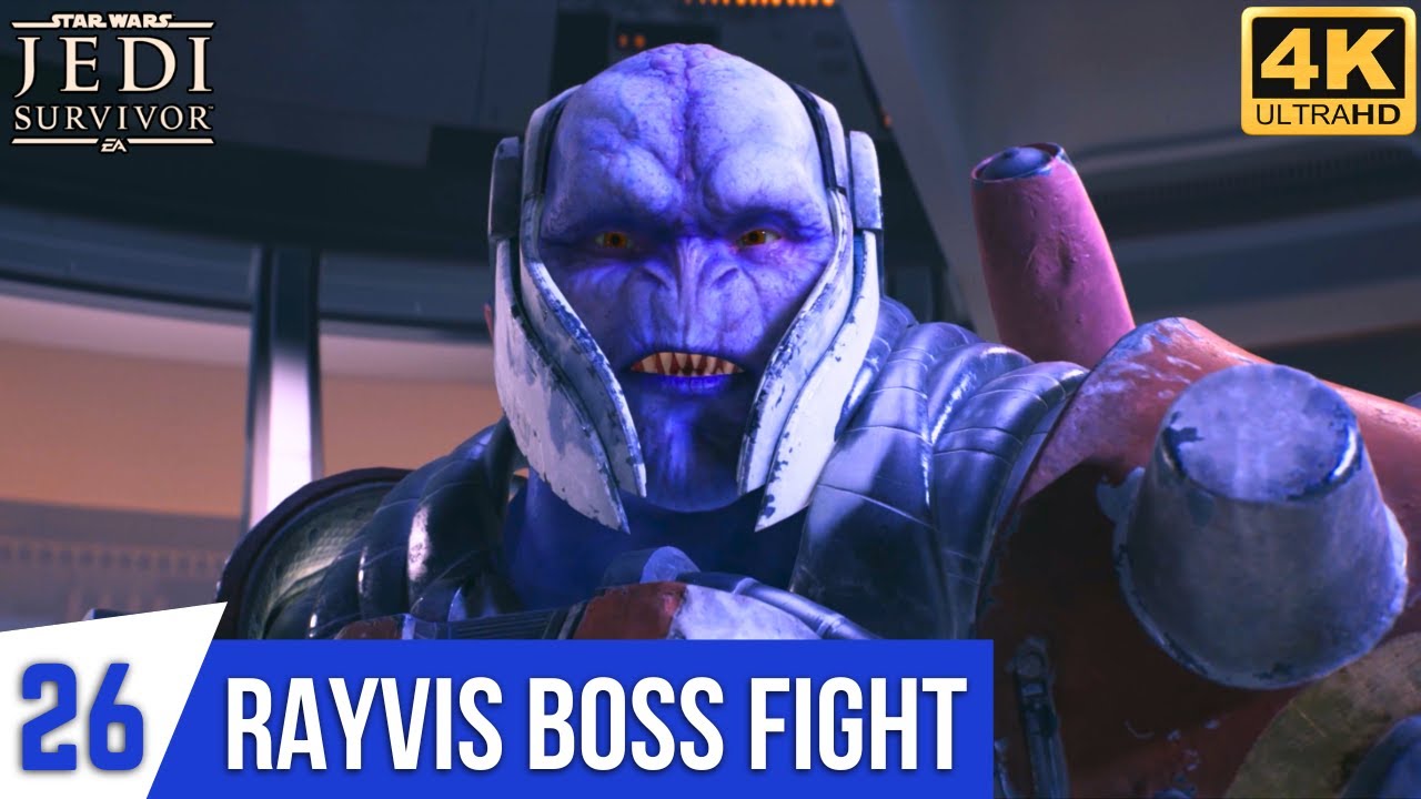 STAR WARS JEDI SURVIVOR Gameplay Part 26 - Rayvis Boss Fight | Republic ...