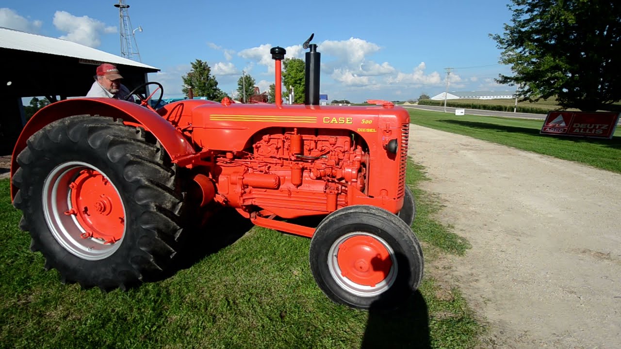 Case 500 Diesel Tractor - YouTube