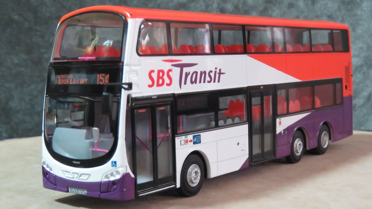 SG_BC_BUS 1/64 Singapore Bus Volvo B9TL WEG - SG5372G (big logo) - YouTube