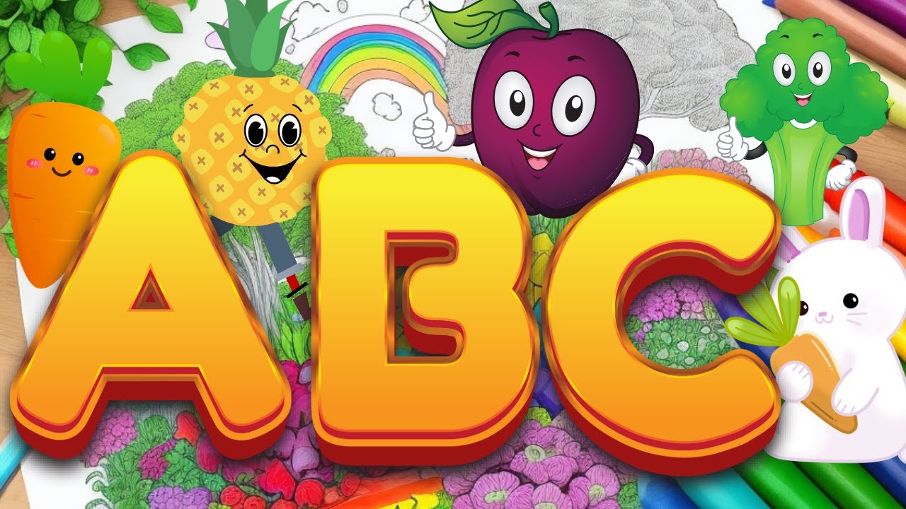 ABC Song| Phonics Song | ABC Alphabet Song | Dancing Carrot | English ...