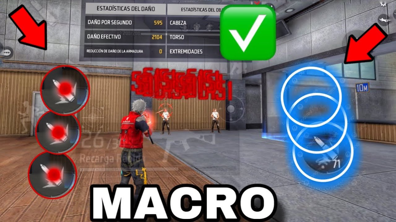 😱PARECE HACK!COMO INSTALAR 😳MACRO PARA DAR TODO ROJO EN FREEFIRE ...
