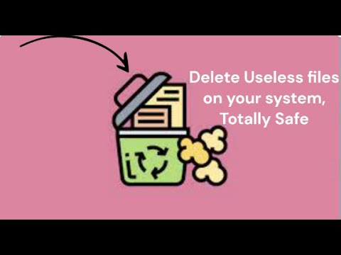 How to delete useless files from your pc - YouTube