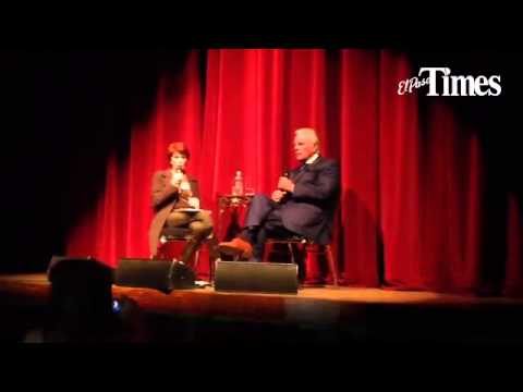 Robert Wagner being interviewed before showing of \