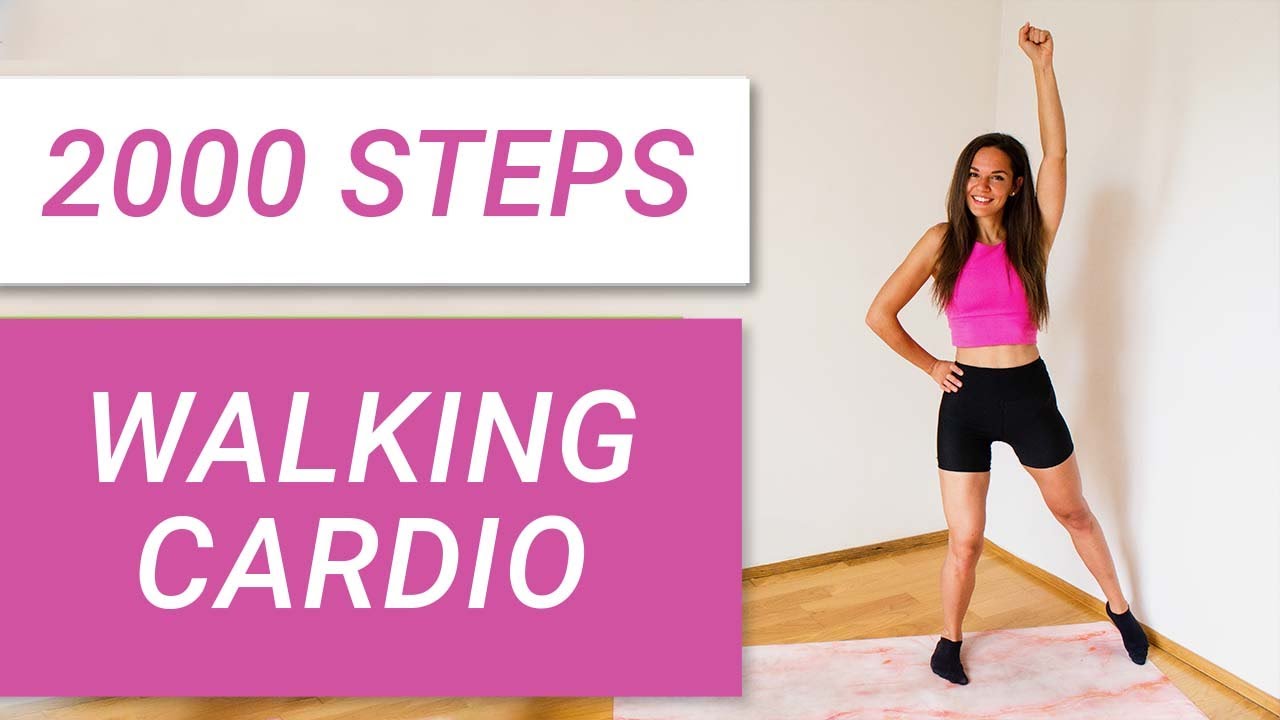 15 MIN AEROBIC WALKING CARDIO WORKOUT / CALORIE BURN / GET YOUR STEPS ...