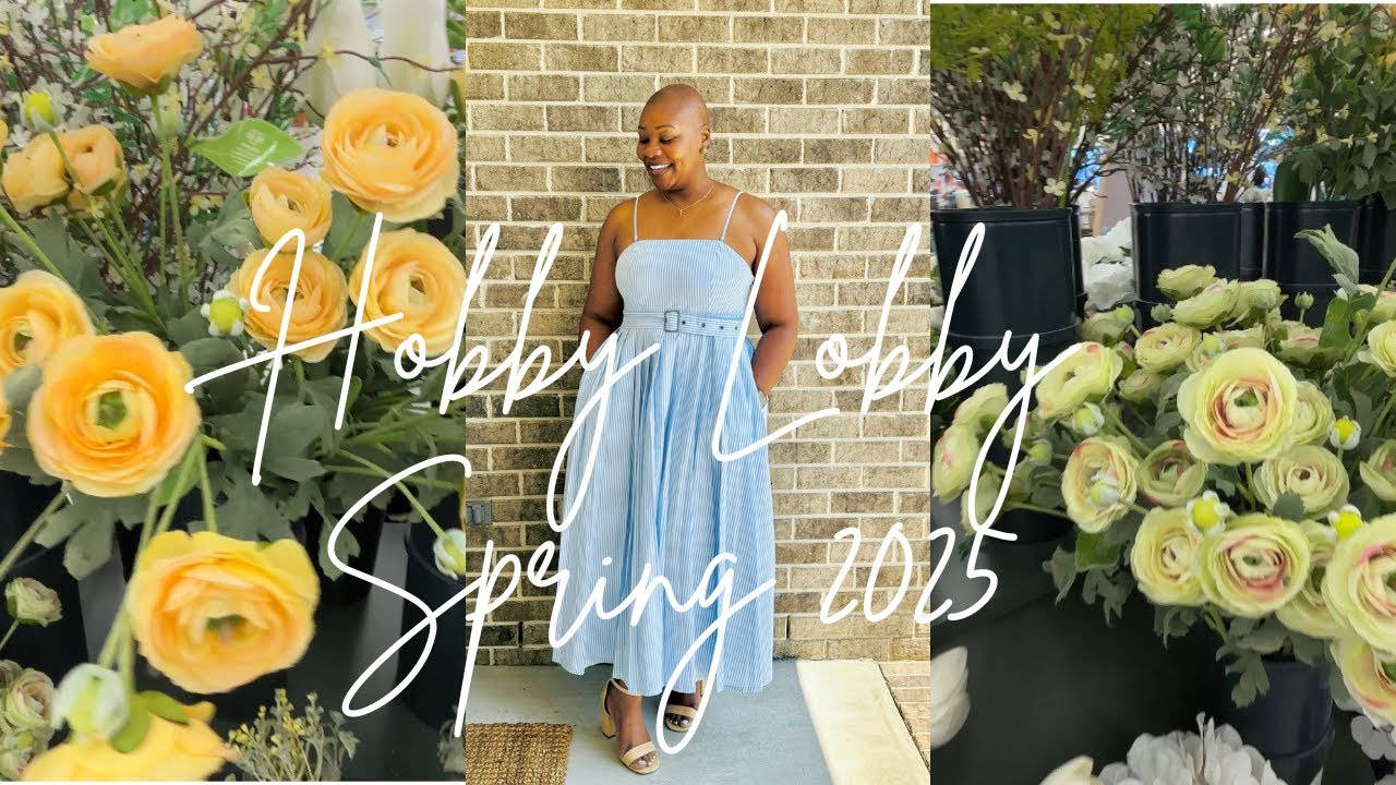 *NEW* HOBBY LOBBY SPRING || SPRING 2025 || HOME DECOR - YouTube
