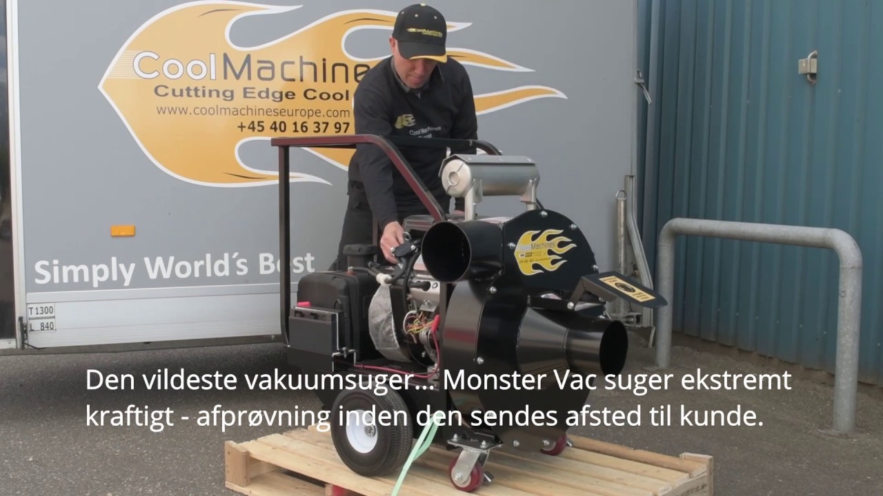 Monster vakuumsuger til isolering fra Cool Machines - YouTube