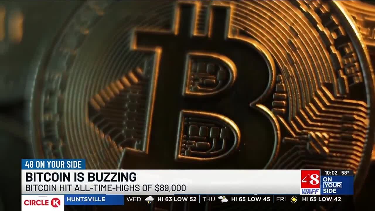Bitcoin reaches all time high of $90,000 - YouTube