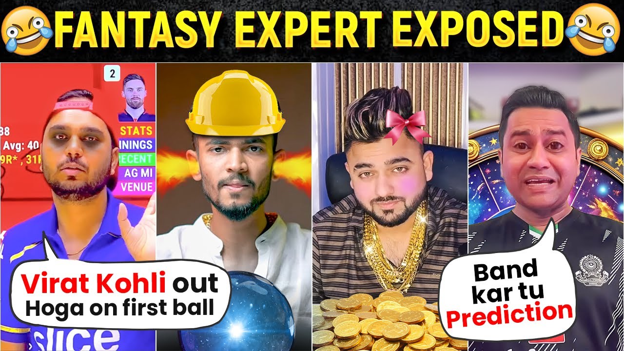 Exposing Fake Predictions Of Fantasy Cricket Experts In IPL 2025 Ft ...