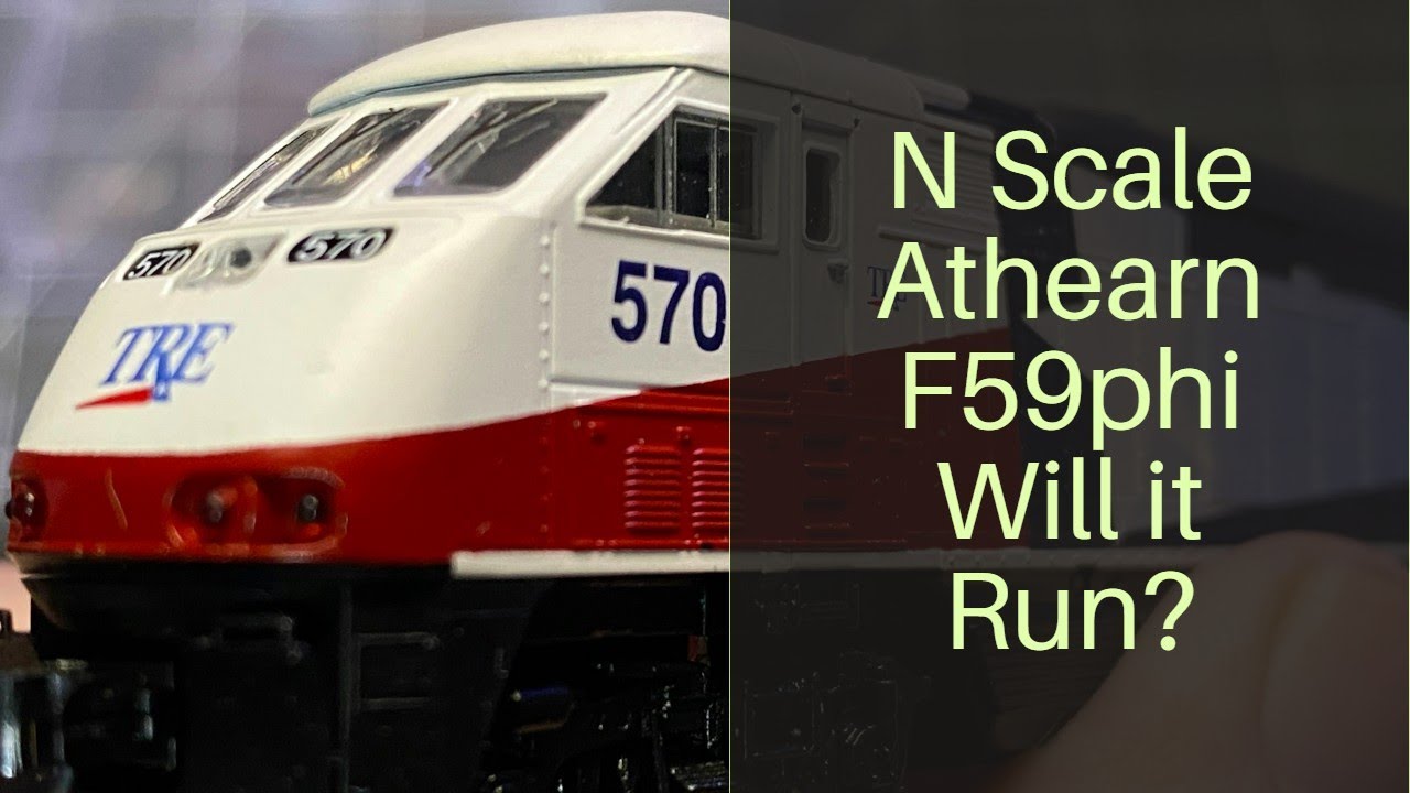 Will it Run? N Scale Athearn F59phi in TRE colors. Trains with Shane Ep ...