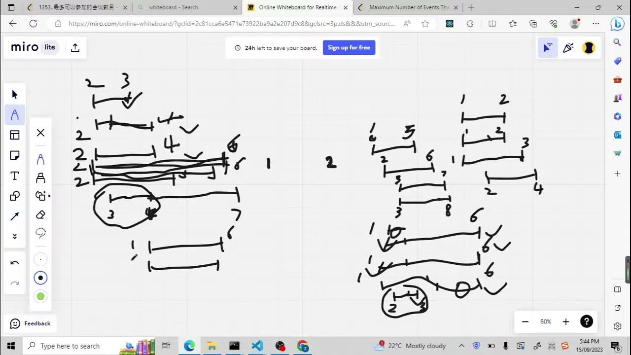 Leetcode 1353. Maximum Number of Events That Can Be Attended (sort + heap) - YouTube