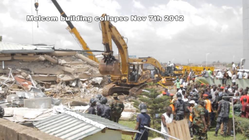Melcom Building Collapse - YouTube