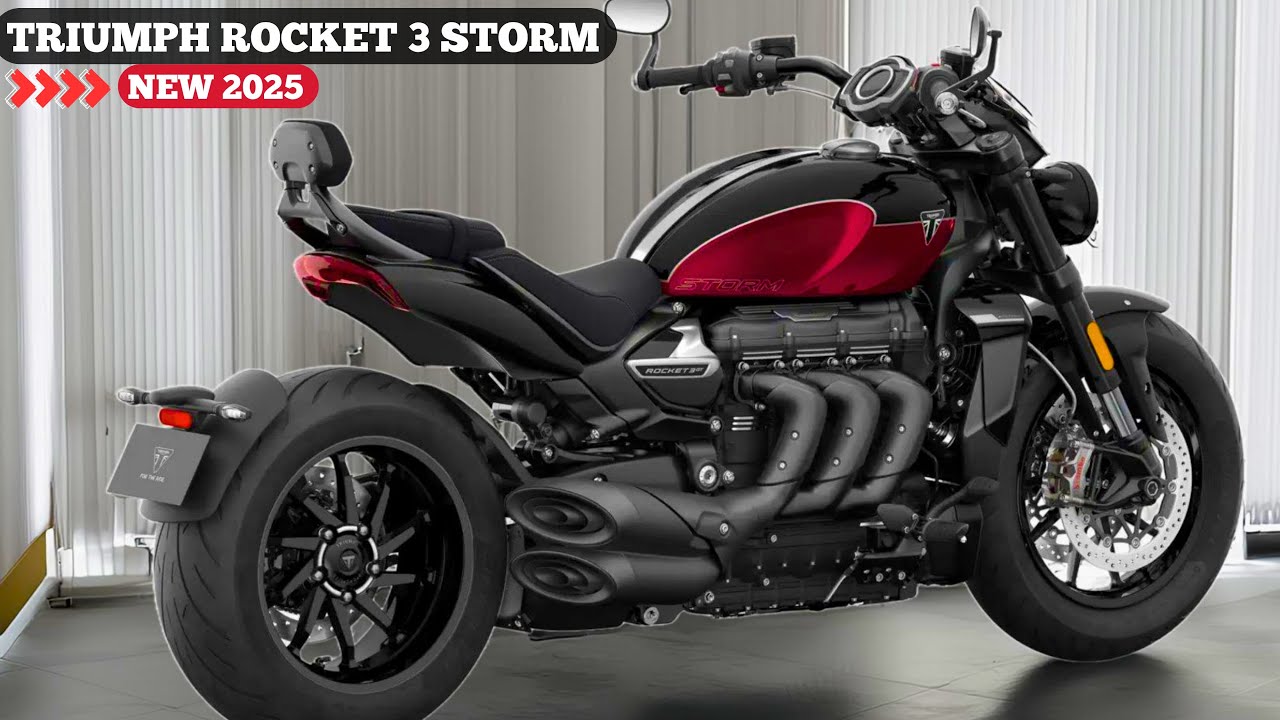 2025 TRIUMPH ROCKET 3 STORM GT & R | The Motorcycle With The Highest ...