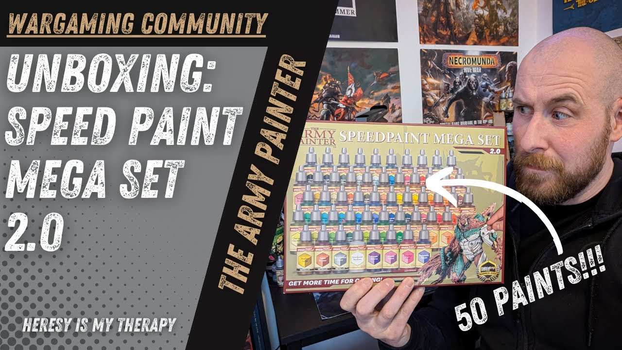 UNBOXING SPEEDPAINT MEGA SET 2.0! | The Army Painter Speedpaints - YouTube
