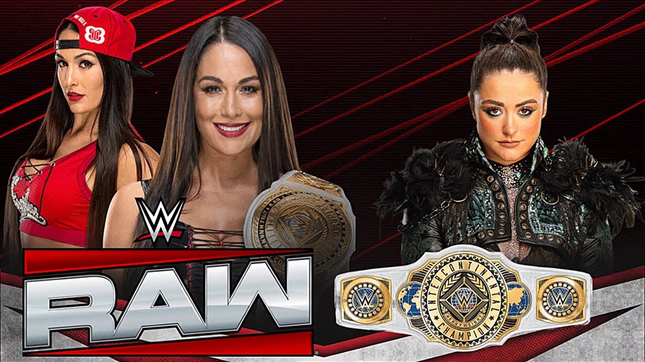 Brie Bella x Lyra Valkyria for the Intercontinental Championship - YouTube
