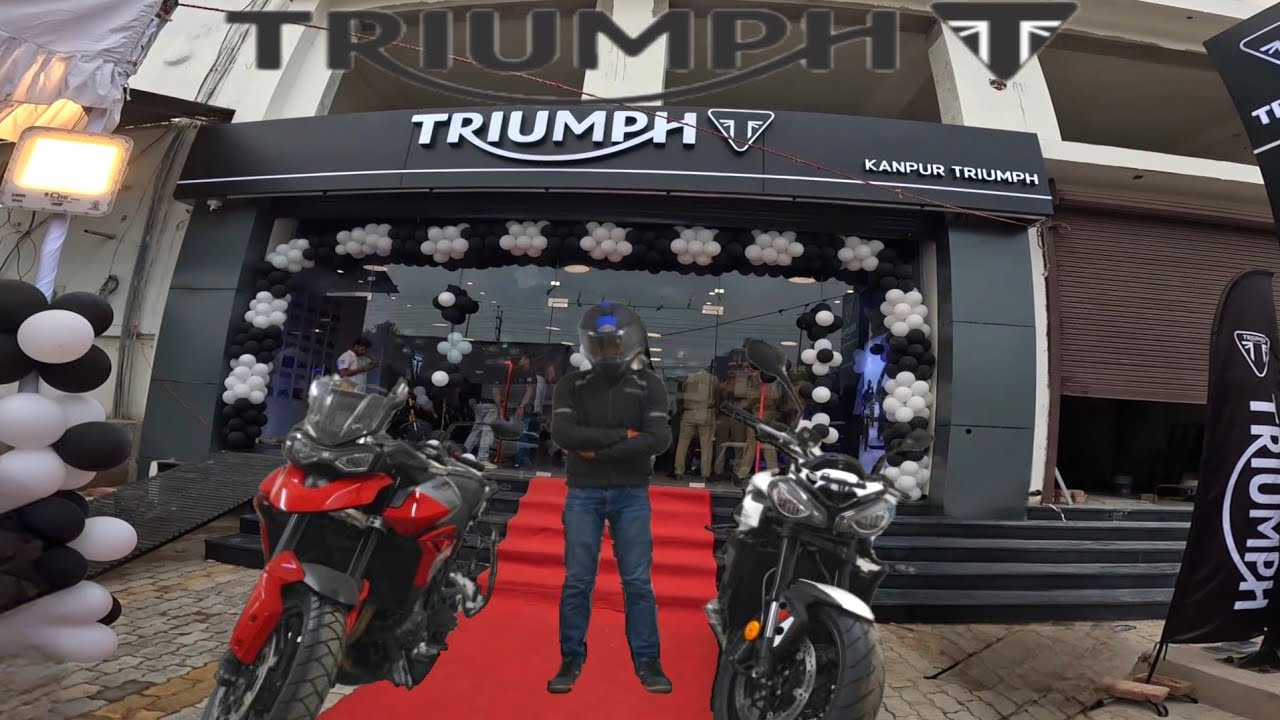 Triumph showroom Opening at Kanpur | My experience at new Triumph ...