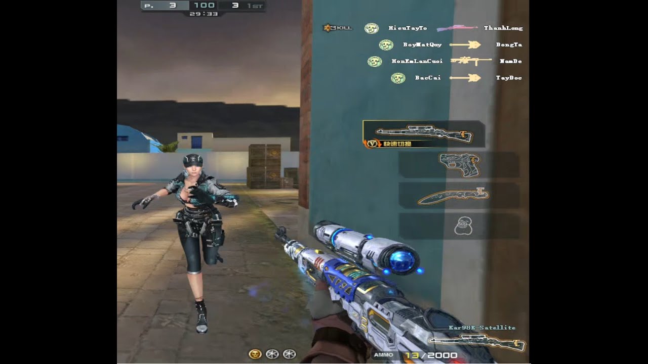 CS MOD CF QQ: Đấu đơn Sniper (Single Sniper Mode) - YouTube