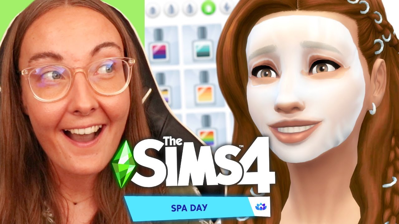 Sims 4 spa day but with brand new gameplay! - YouTube