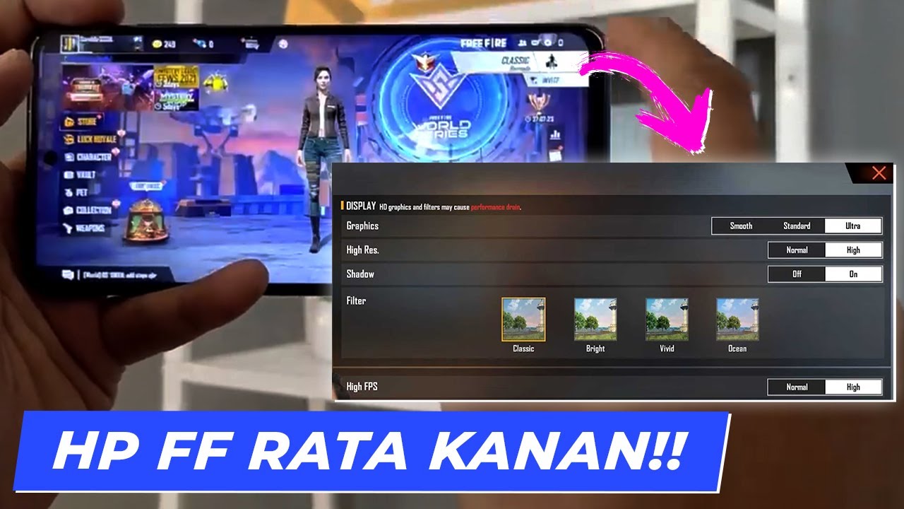 BOCIL FF MASUK SINI! 7 HP Free Fire Rata Kanan! - YouTube