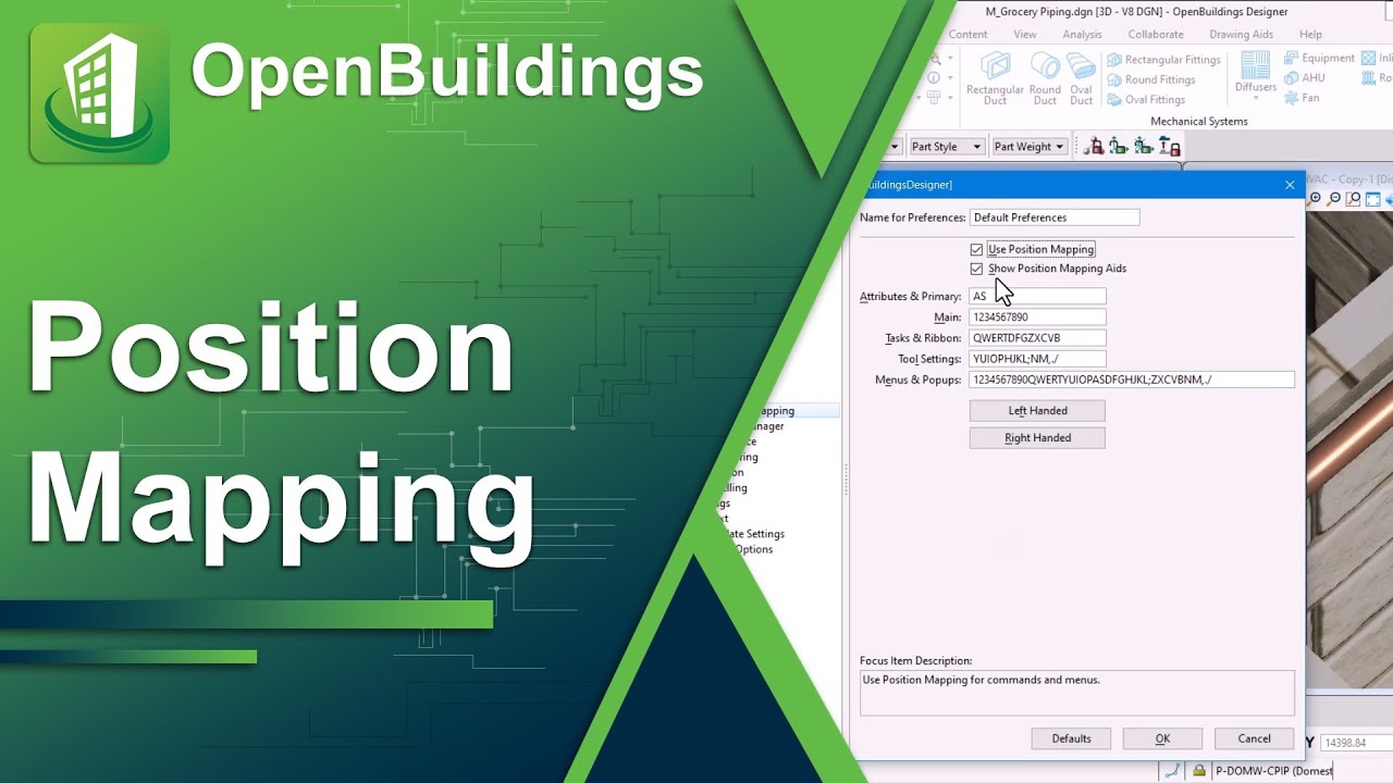 OpenBuildings Designer Update 10 | Quick access to tools with Position ...