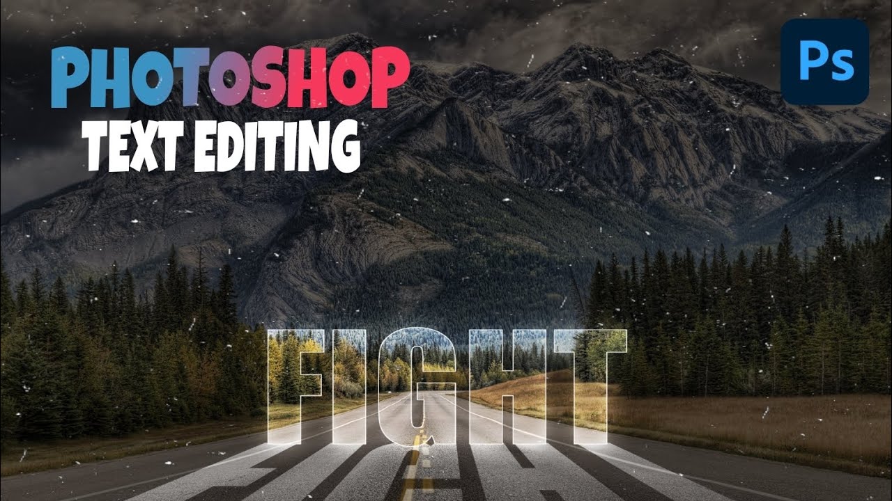 Photoshop Text Editing Tutorial |Photoshop Tutorials|Sk Graphics # ...