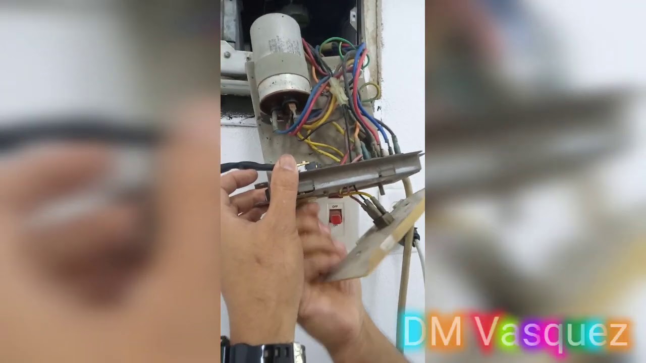 Window type aircon easy way to replace thermostat. - YouTube