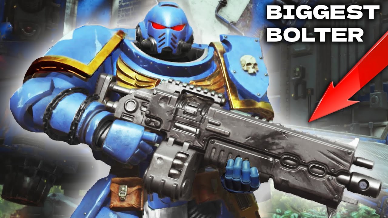 HEAVY BOLT RIFLE GAMEPLAY: Ultramarines Tactical vs TYRANIDS ...
