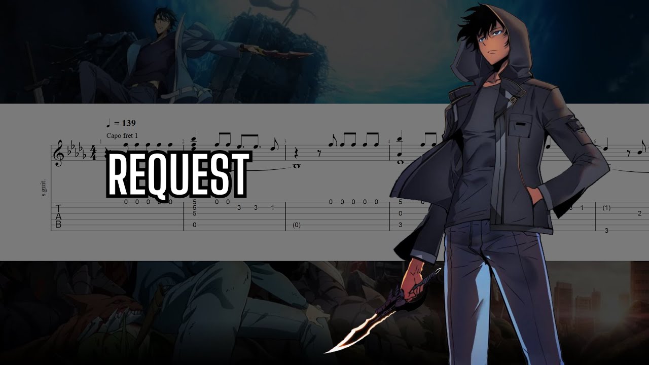 (Solo Leveling ED / krage) Request - Fingerstyle Tab | Guitar Tutorial - YouTube