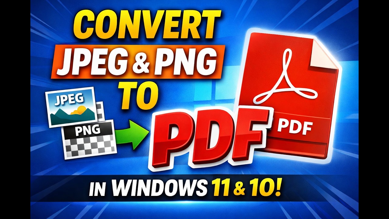 How to Convert JPEG and PNG Image Files to PDF in Windows 11 or 10 ...