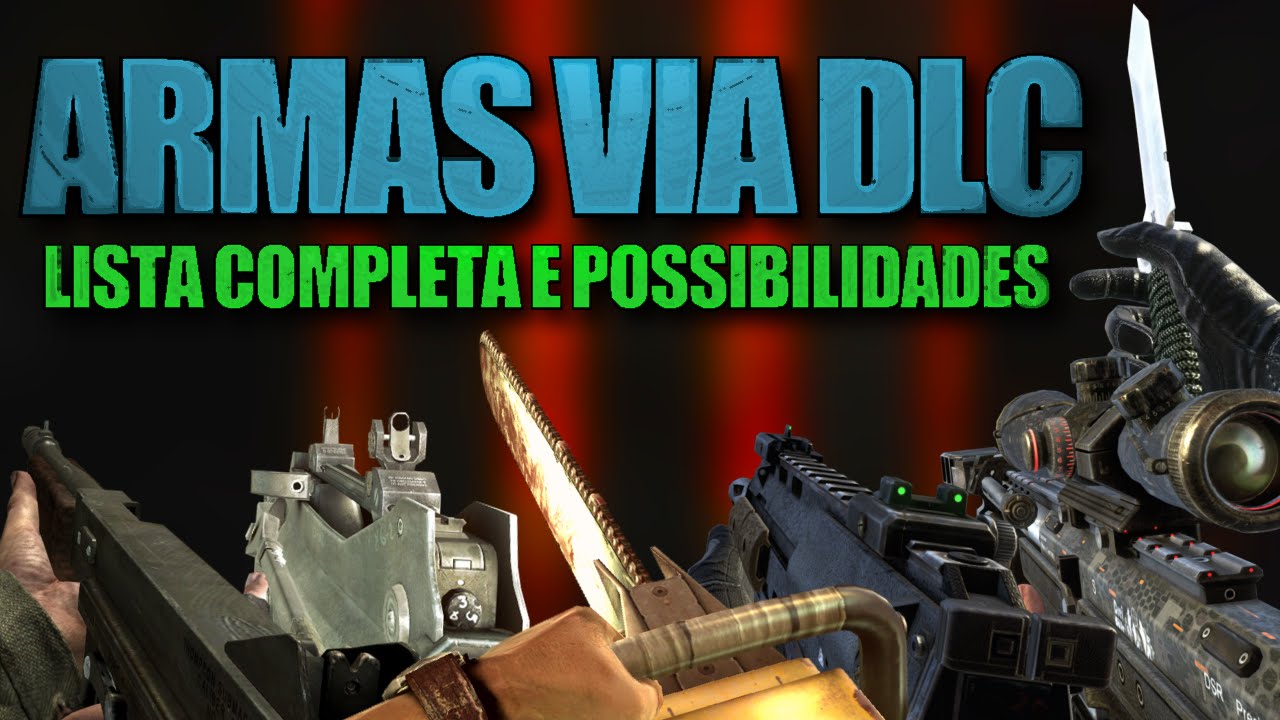 BO3: Armas novas e antigas(MP7, Famas, +) via DLC, Variantes e mais ...