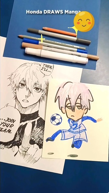 I Draw Nagi in 10 Seconds! #bluelock - YouTube