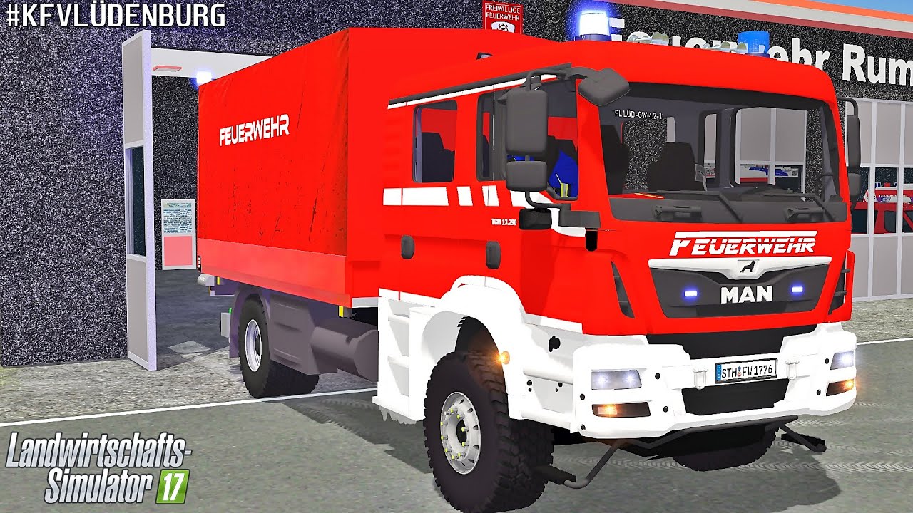 LS17 - FEUERWEHR SCHÖNEFELD Gerätewagen Logistik - YouTube