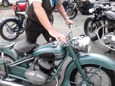 Adler motorcycle - YouTube