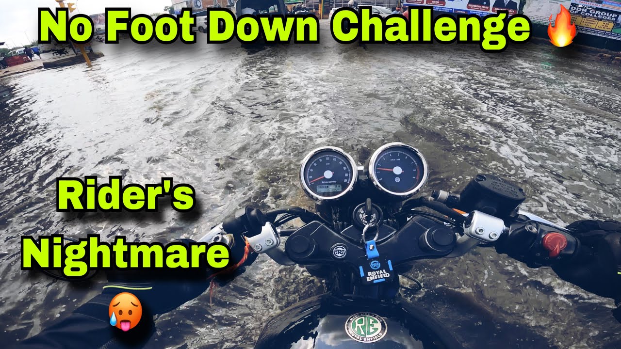 THE ULTIMATE RAIN CRUISE WITH CONTINENTAL GT650 😎 | URBAN WATERLOGGED ...