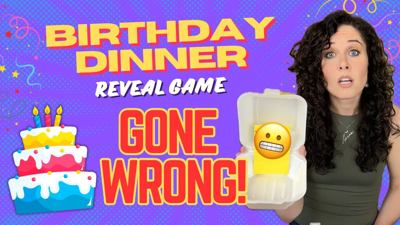 Birthday Dinner Reveal Gone Wrong! 😱 #viralgames #viraltrend #birthday ...