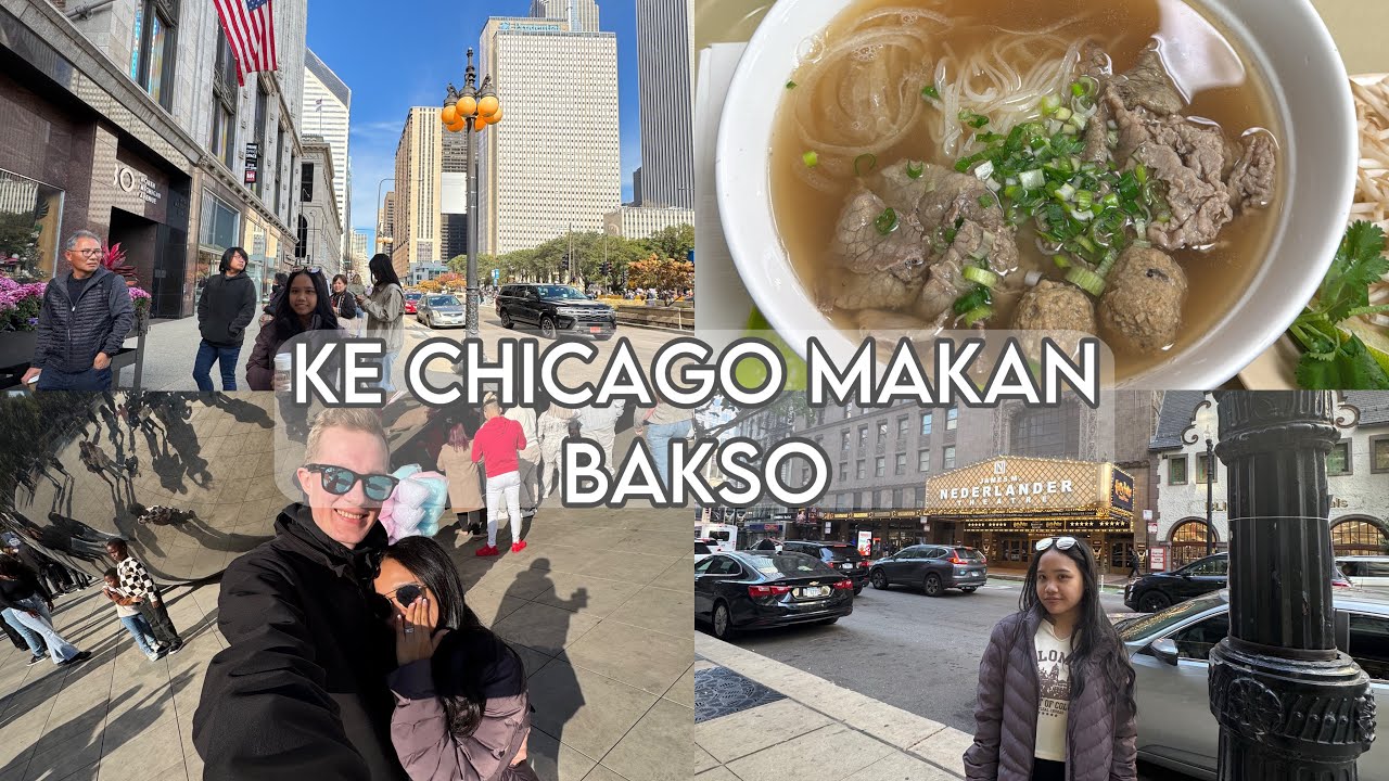 KE CHICAGO MAKAN BAKSO | BELIIN MAKANAN BUAT GELANDANGAN - YouTube