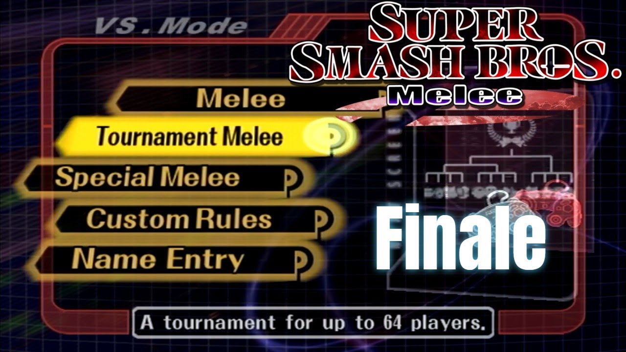 Super Smash Bros. Melee - Finale - Trophies and Tournament Melee - YouTube