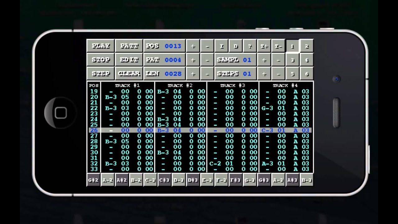 VividTracker Preview - Amiga Protracker compatible app for iOS - YouTube