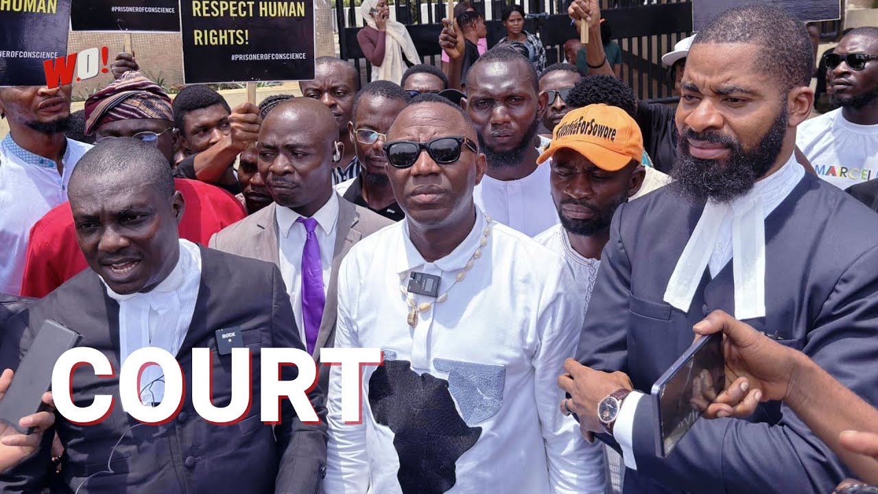Omoyele Sowore Appears in Court for Cybercr!me Trial - YouTube