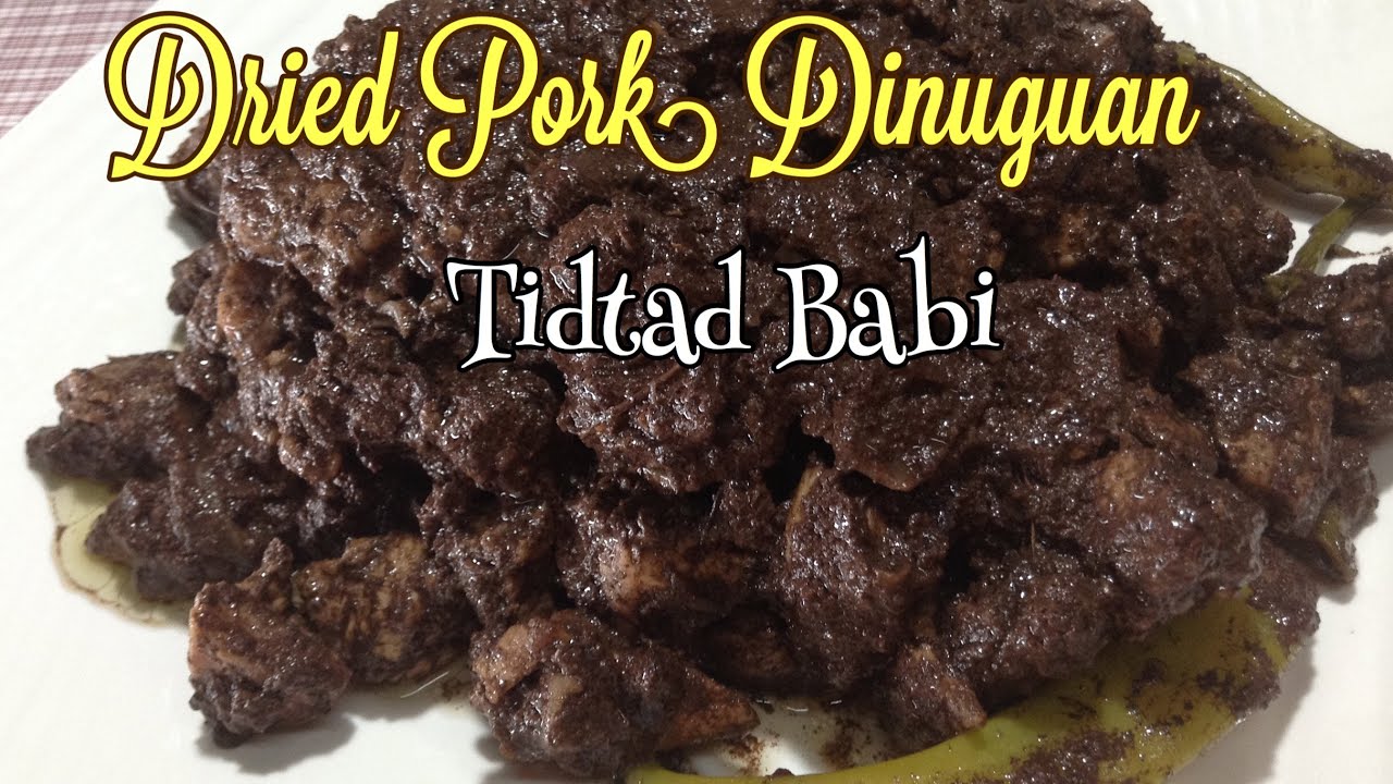 DRIED PORK DINUGUAN | PORK BLOOD STEW How To Cook Dinuguan - Jolly’s ...