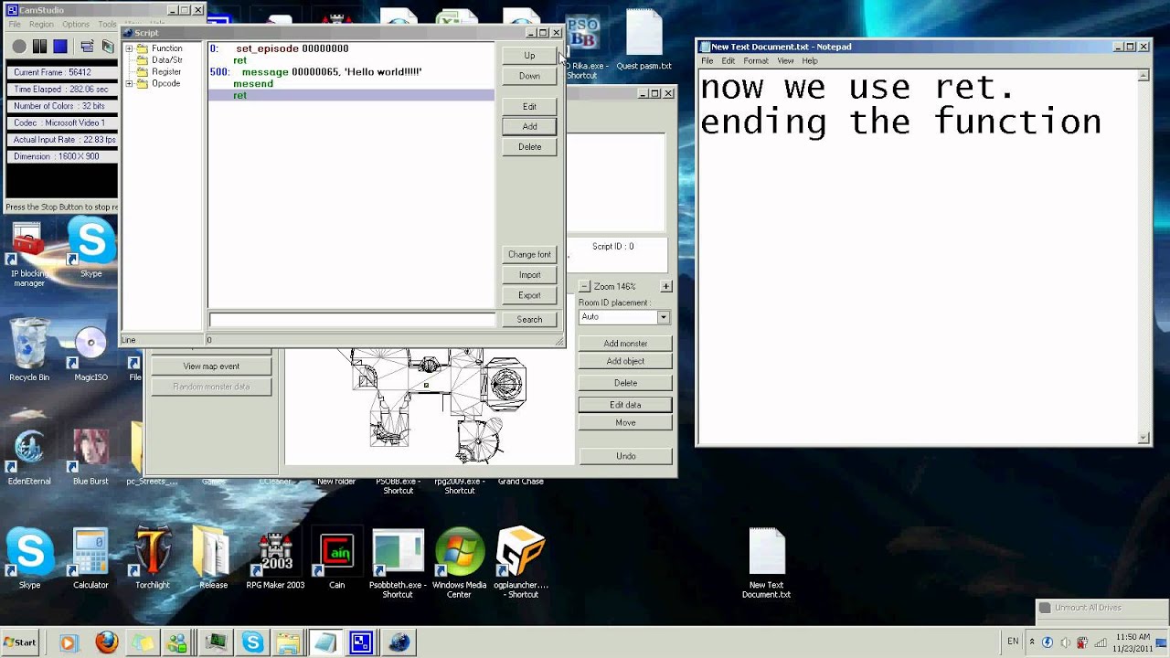 PSO qedit tutorial, making a npc - YouTube